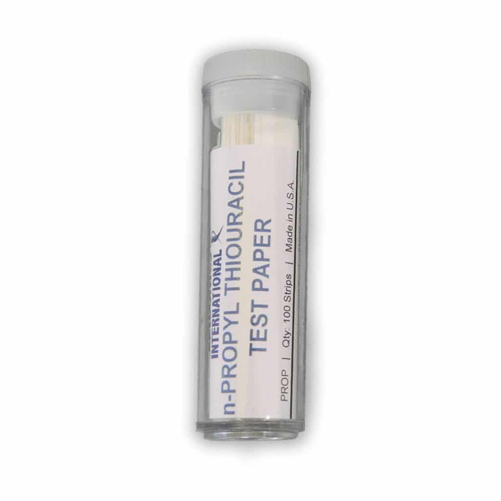 Taste test kit for evaluating sense of taste