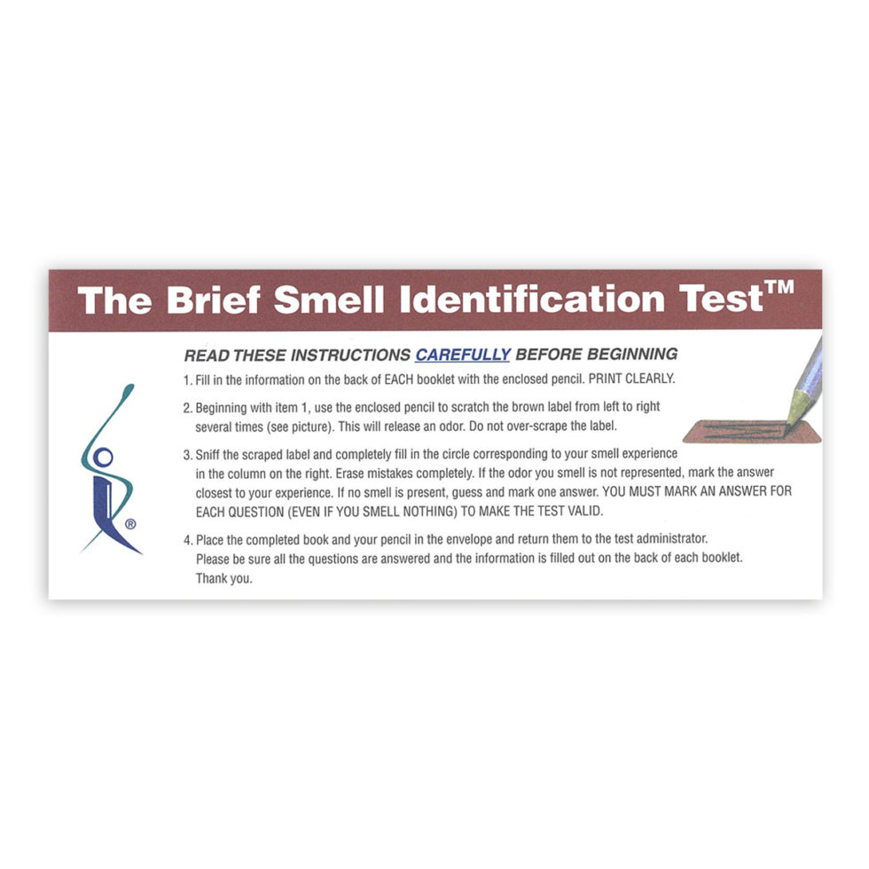Brief Smell Identification Test® (B-SIT®) | BSIT - Sensonics International